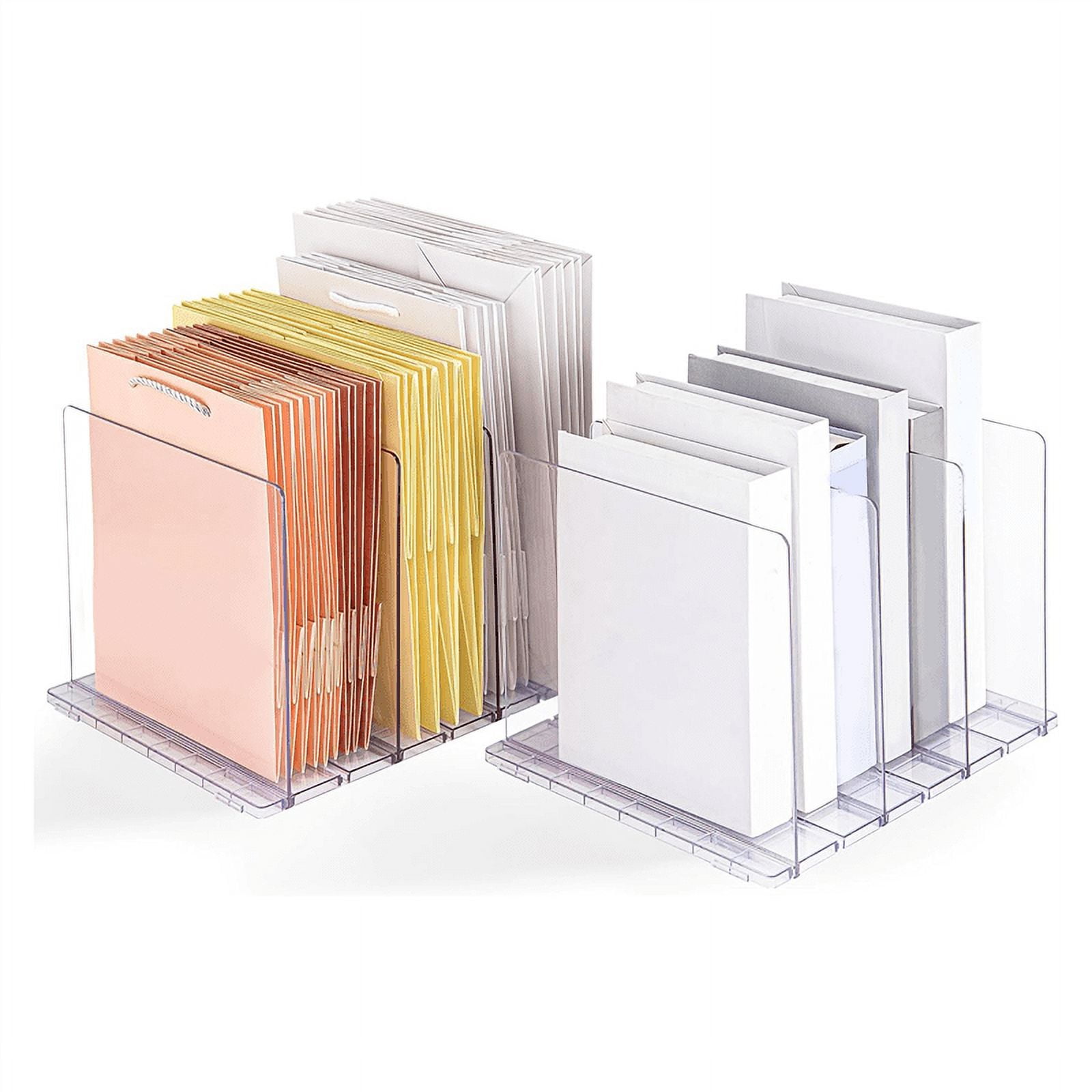 Reusable Shopping Bag Organizer 2-Pack, Adjustable Extra Tall Shelf ...