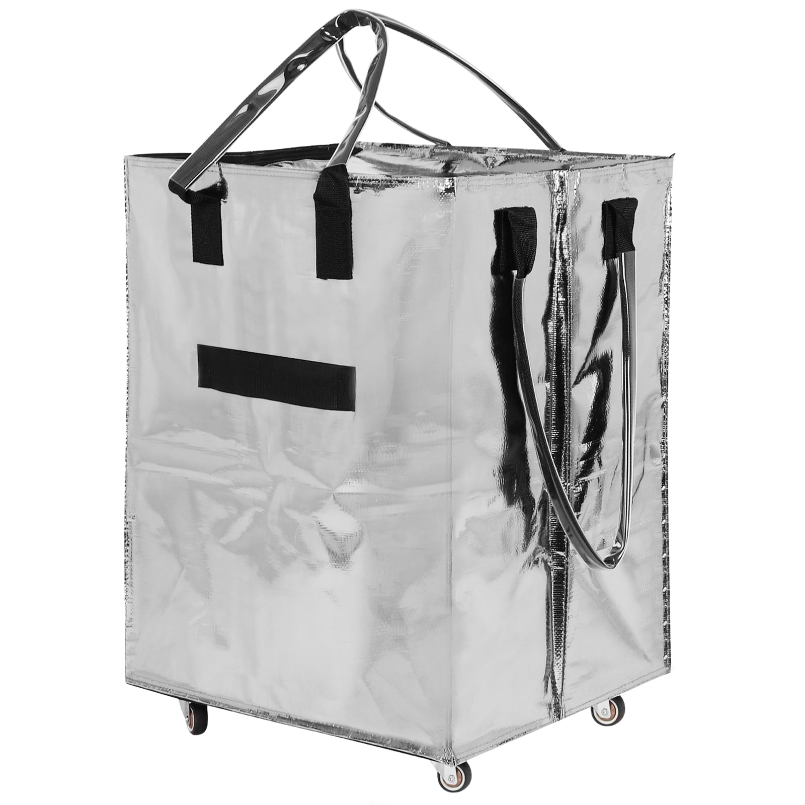 Reusable Shopping Bag With Zipper, Hand Strap And Wheels, Lightweight ...