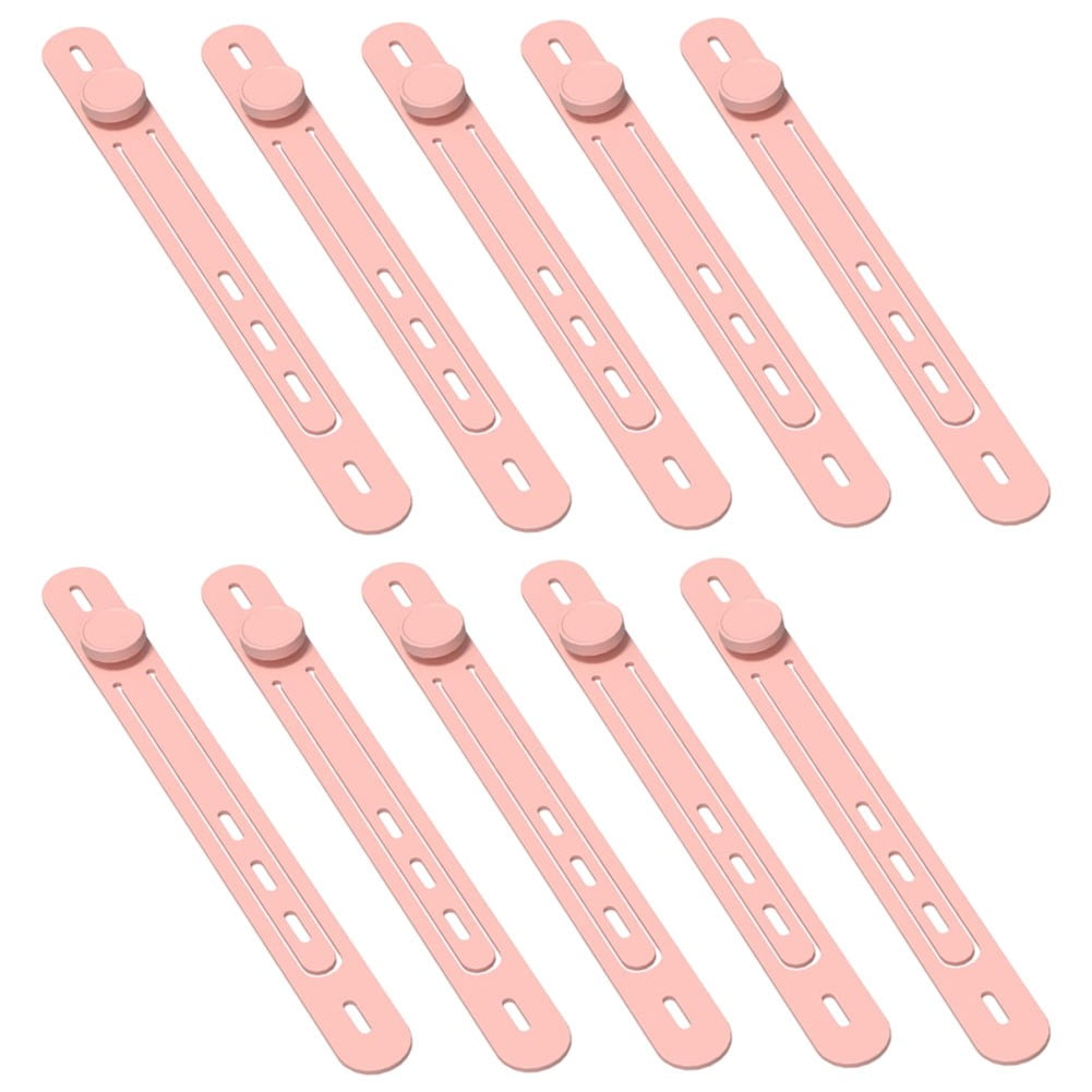Reusable Silicone Cable Organizer Ties 10-Pack Flexible Wire Management ...