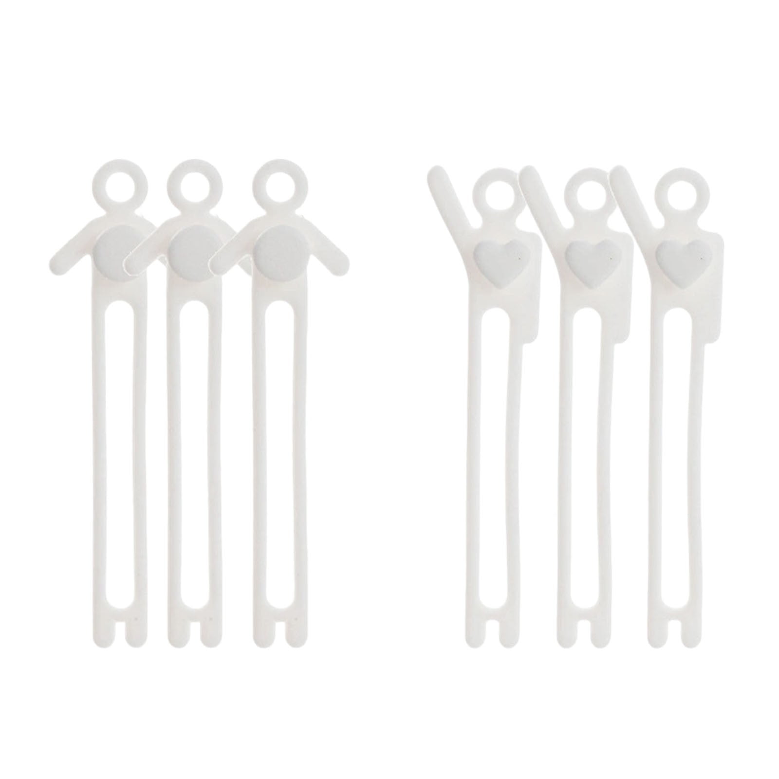 Reusable Silicone Cable Ties, 10-Pack Multicolor Cord Organizers with ...