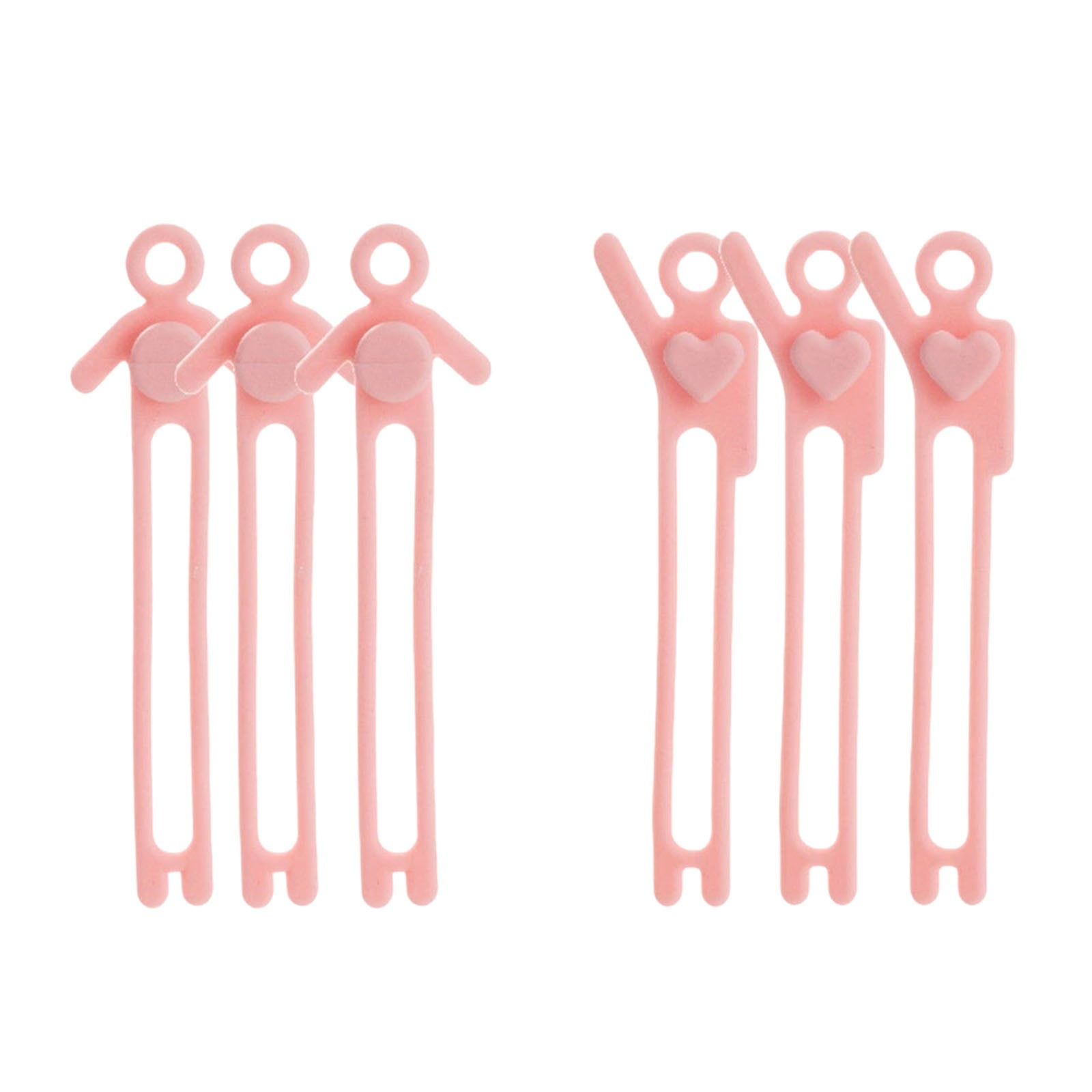 Reusable Silicone Cable Ties | 6-Pack Elastic Cord Organizer for Phone ...