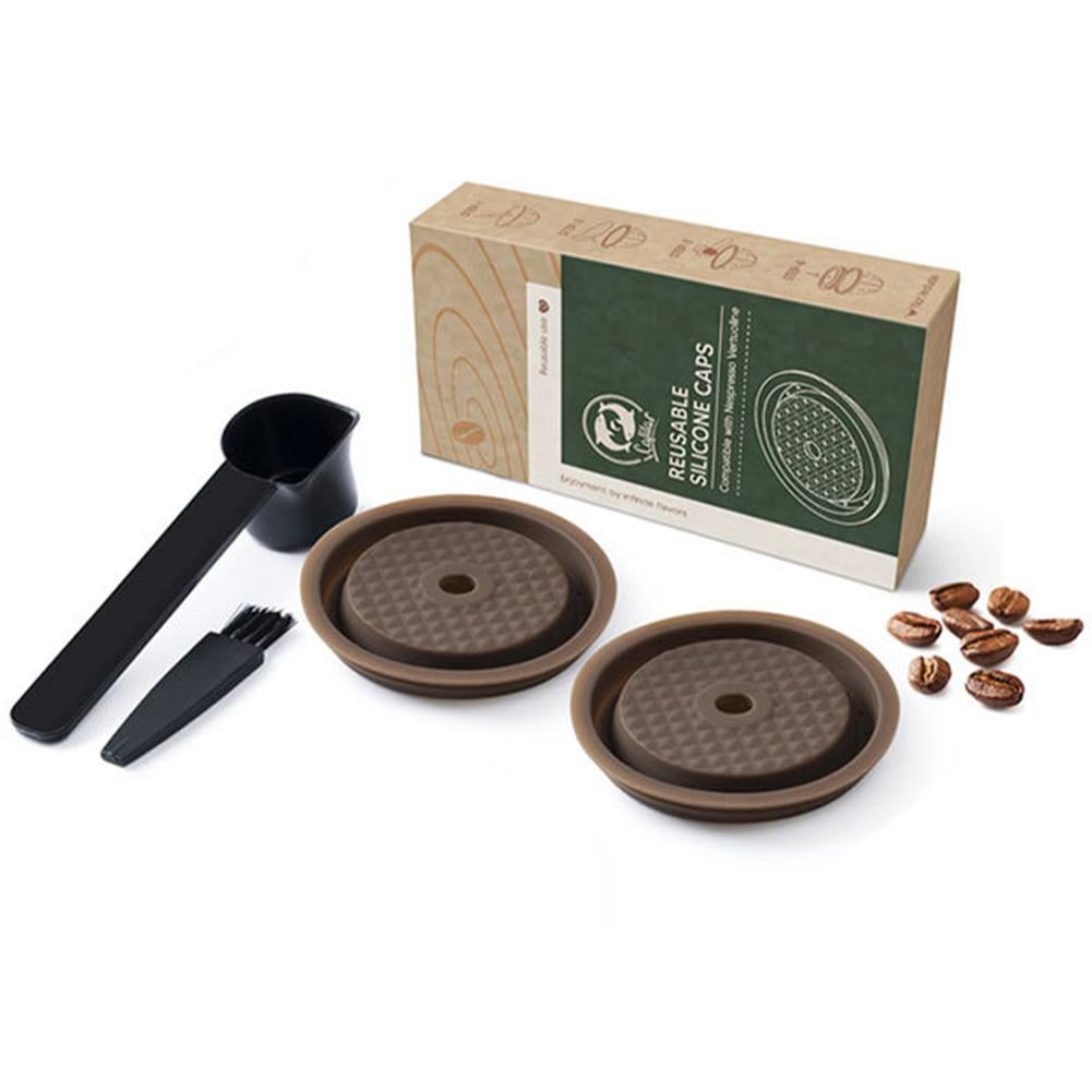 Reusable Silicone Cap Lids Cover For Nespresso Vertuo & VertuoLine X9Y0 ...