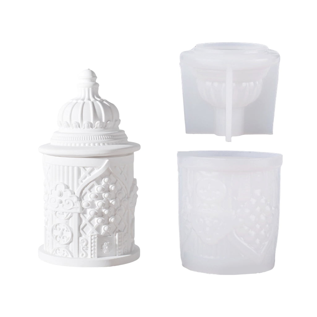 Reusable Silicone Castles Memories Cup Mould for Candle Making ...