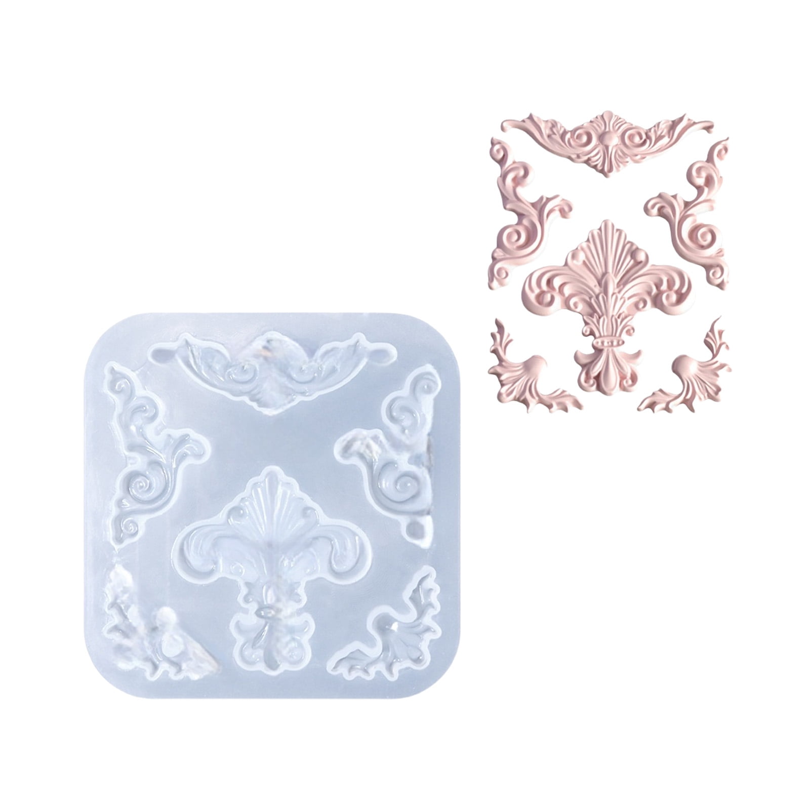 Reusable Silicone Crafting Mold with Detailed Angel Relief Detailing ...