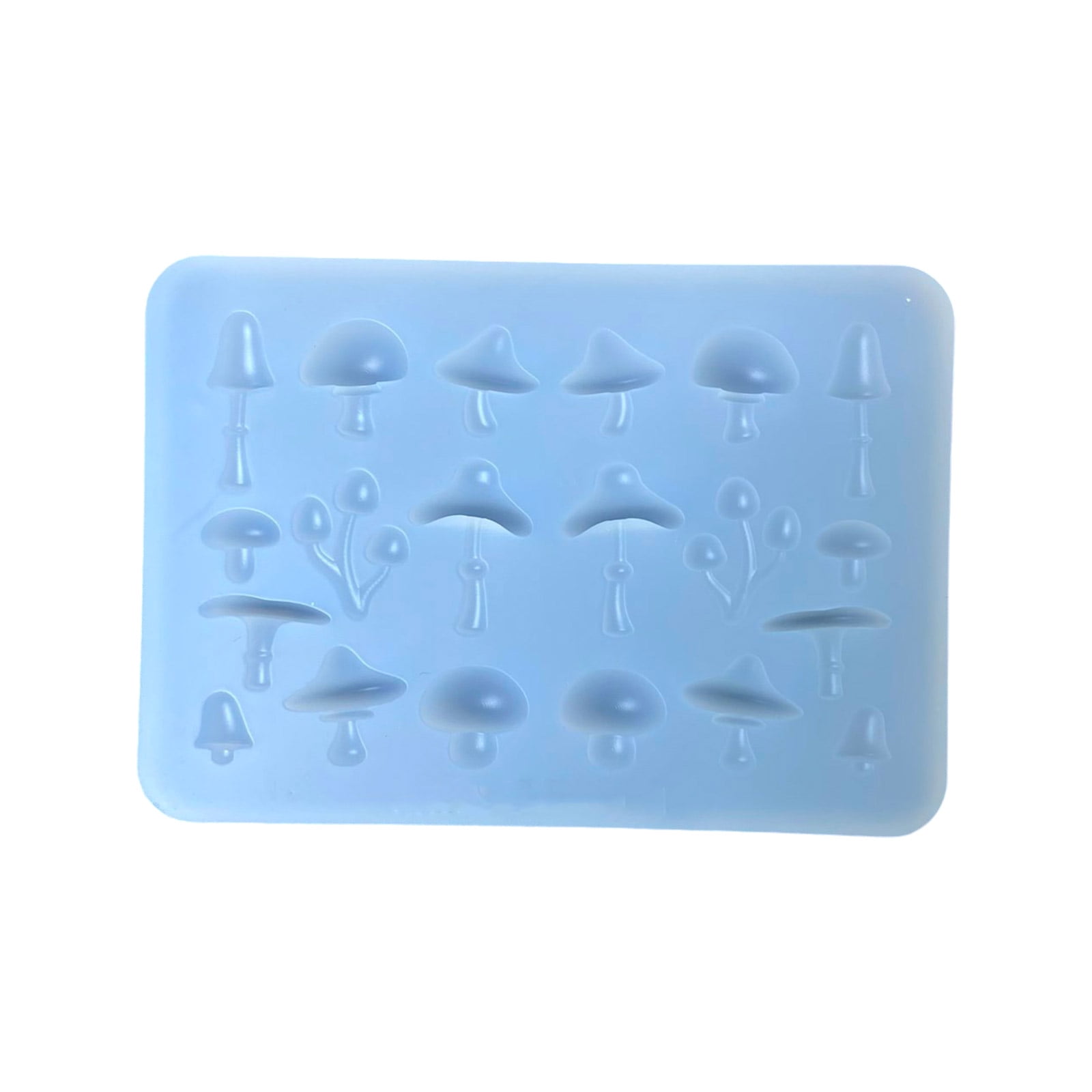 Reusable Silicone Mushroom Mold for Resin Jewelry Crafting, Detailed ...