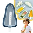 Reusable Silicone Popsicle Mold with Lid, Easy-Release Ice Pop Maker ...