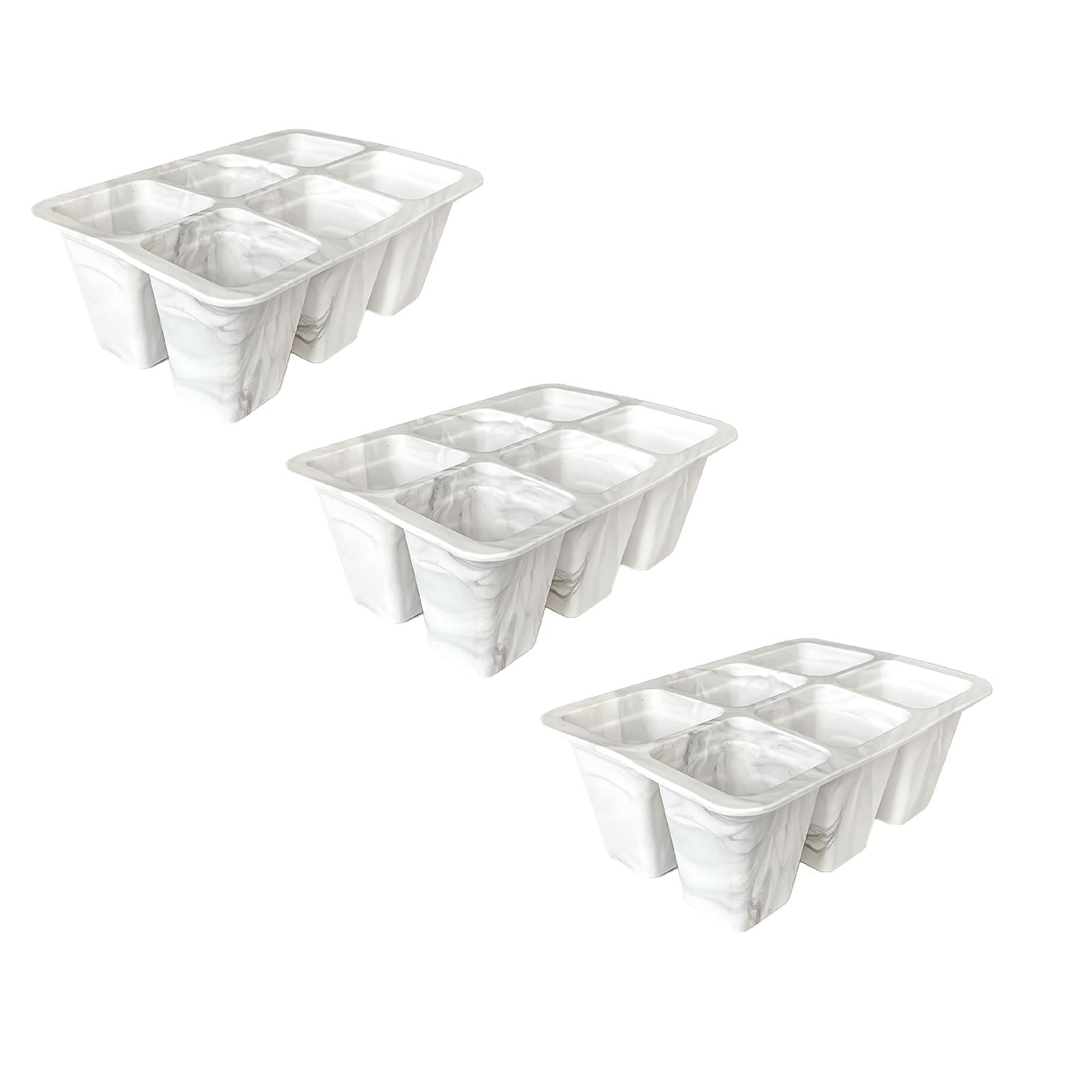 Reusable Silicone Starter Tray - 6-Cell Propagation Kit for Vegetables ...