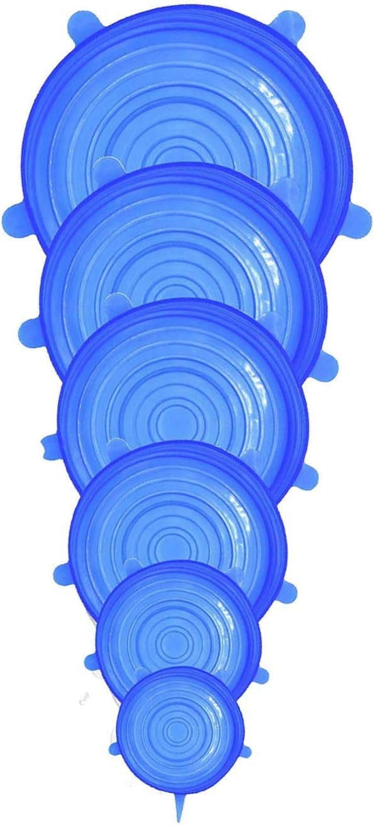 Reusable Silicone Stretch Lids for Versatile Use, Durable Food Storage ...