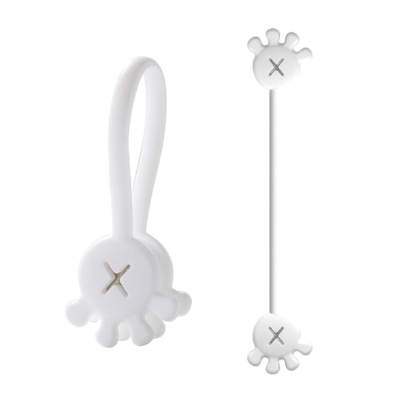Reusable Silicone Ties for Universal Spaces and Home Organization ...