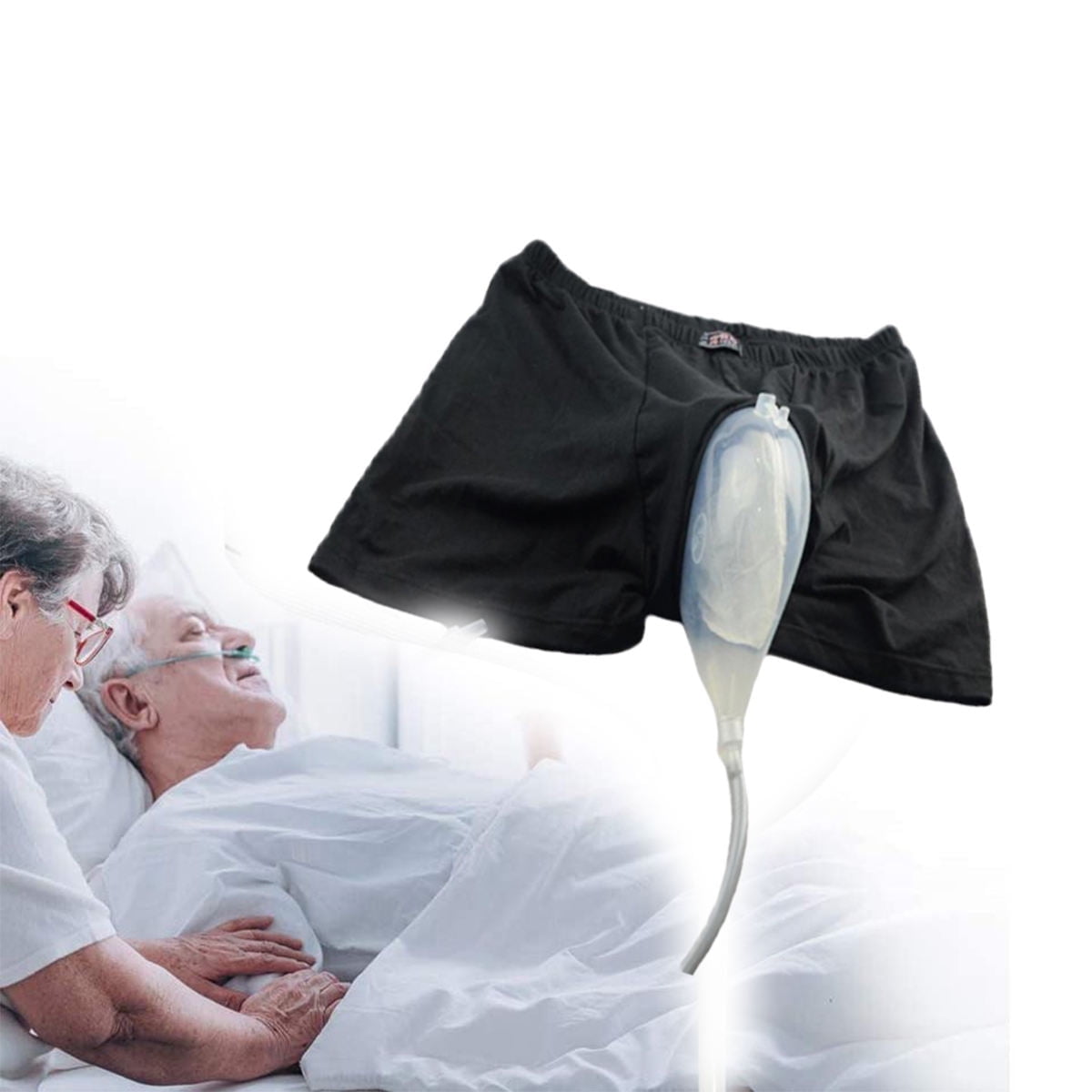 Reusable Silicone Urinal for Men, Urine Collection Bag, Silicone Urine ...