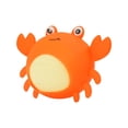 Reusable Silicone Water Blast Ball for Water Battles, Orange Crab Shape ...