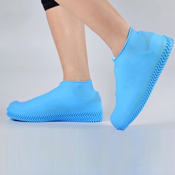 Reusable Silicone Waterproof Shoe Covers – Non-Slip Rain Boot Covers ...