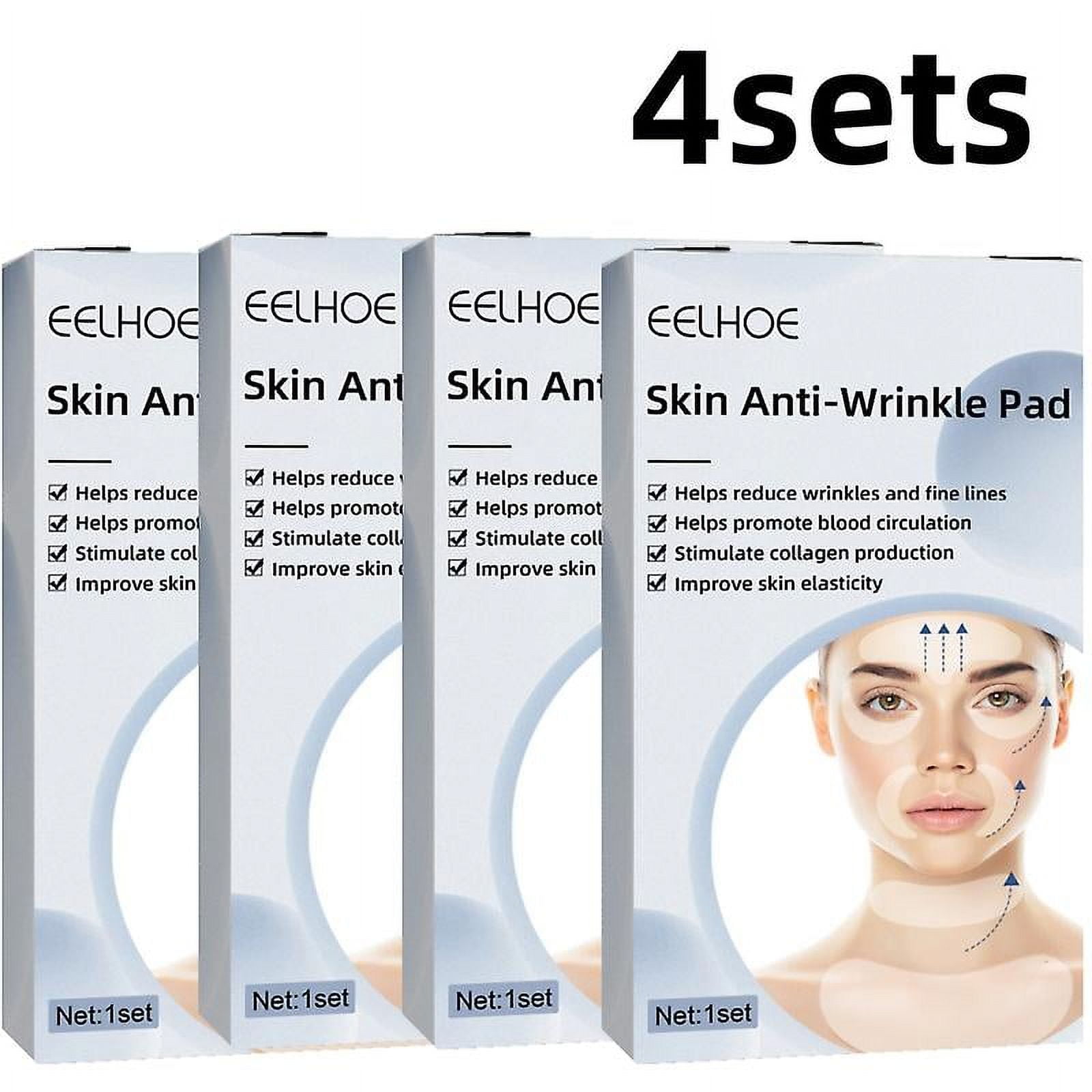Women Anti Wrinkle Face Eye Forehead Invisible Anti-aging Pad Reusable ...