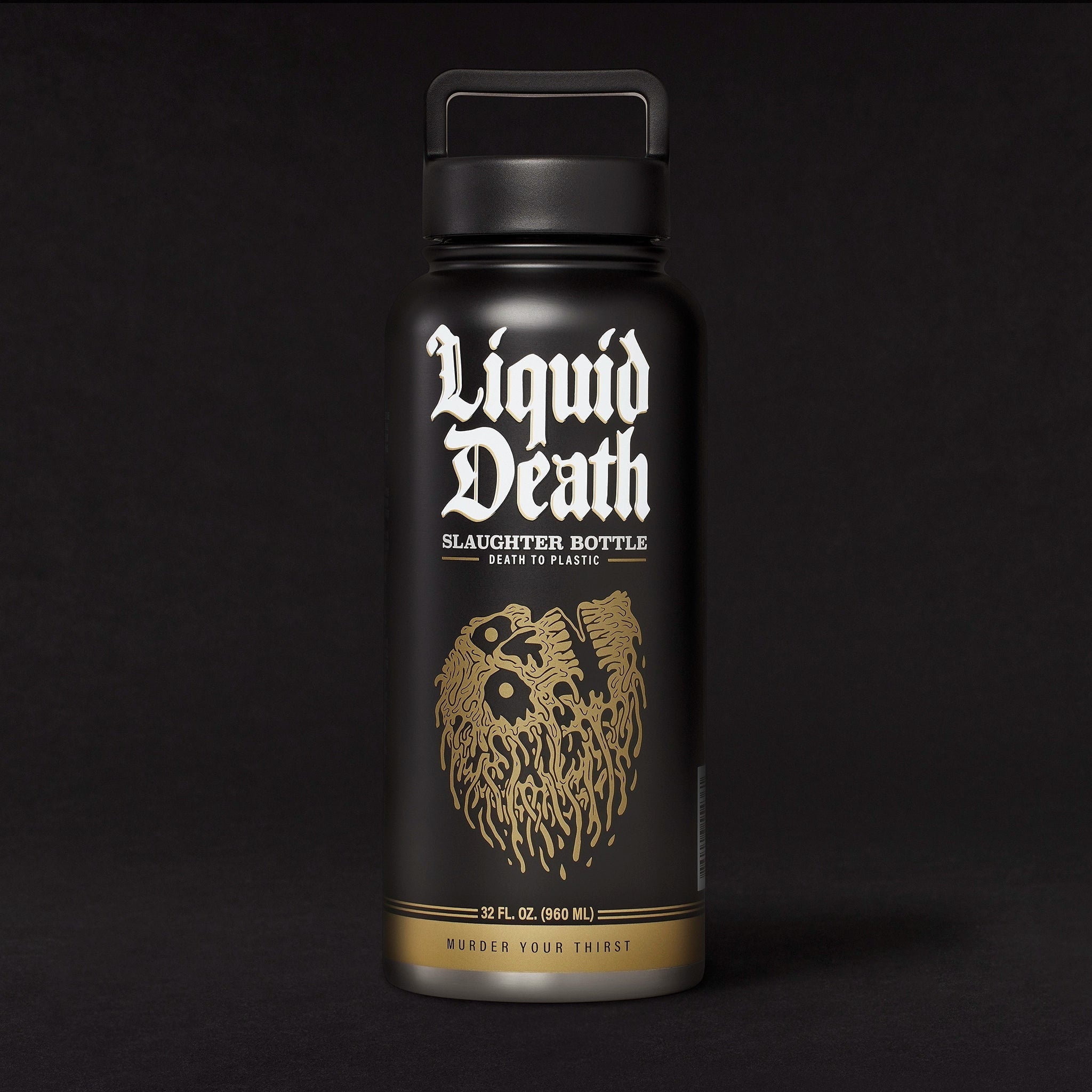 Liquid Death Reusable Water Bottle, Eternal Hydration, Durable Thirst ...