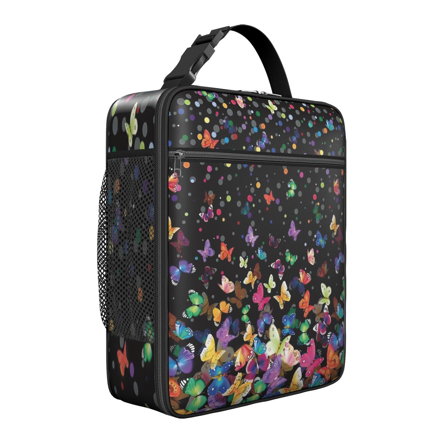 Reusable Small Lunch Box – Colorful Butterfly & Floral Design,Portable ...