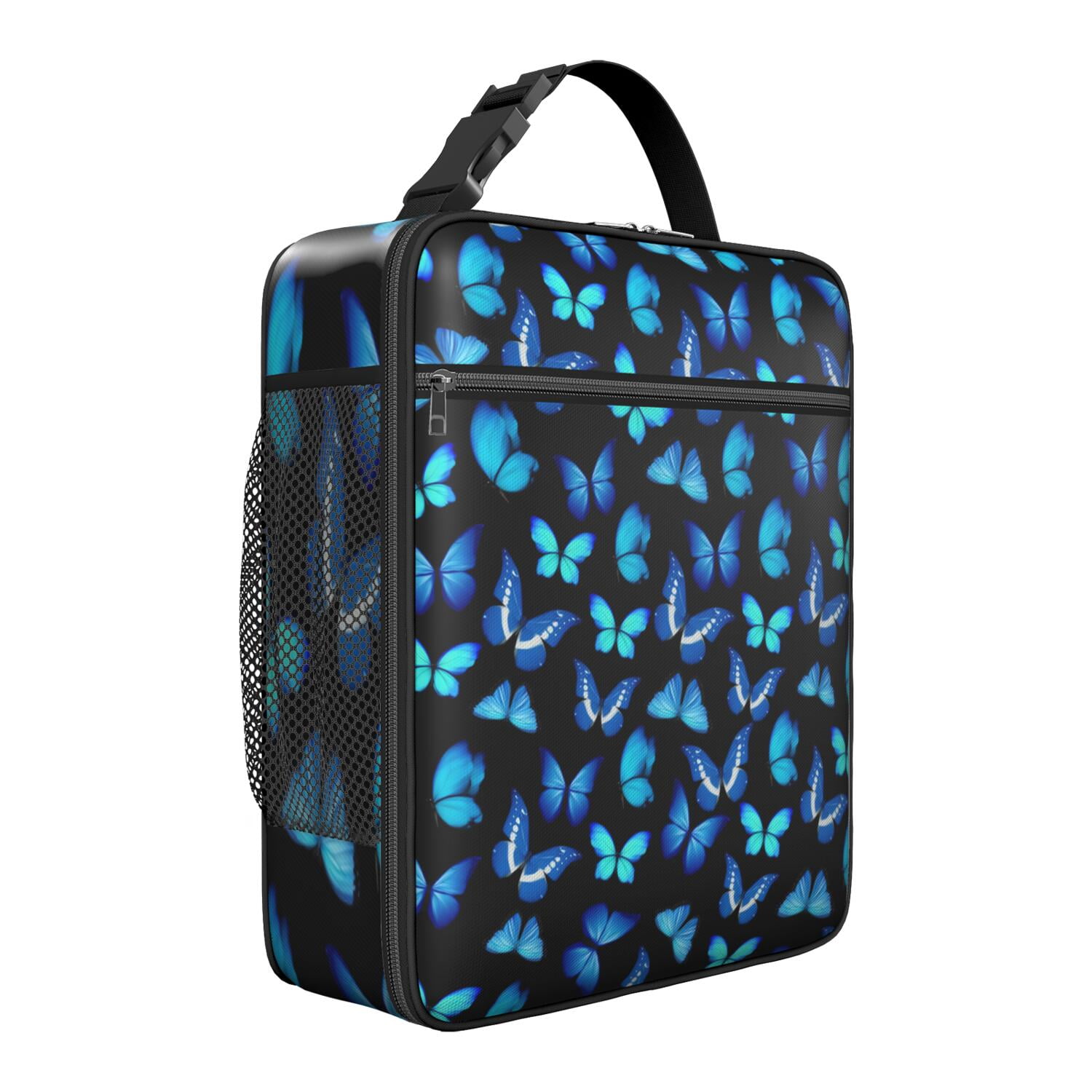 Reusable Small Lunch Box – Colorful Butterfly & Floral Design,Portable ...