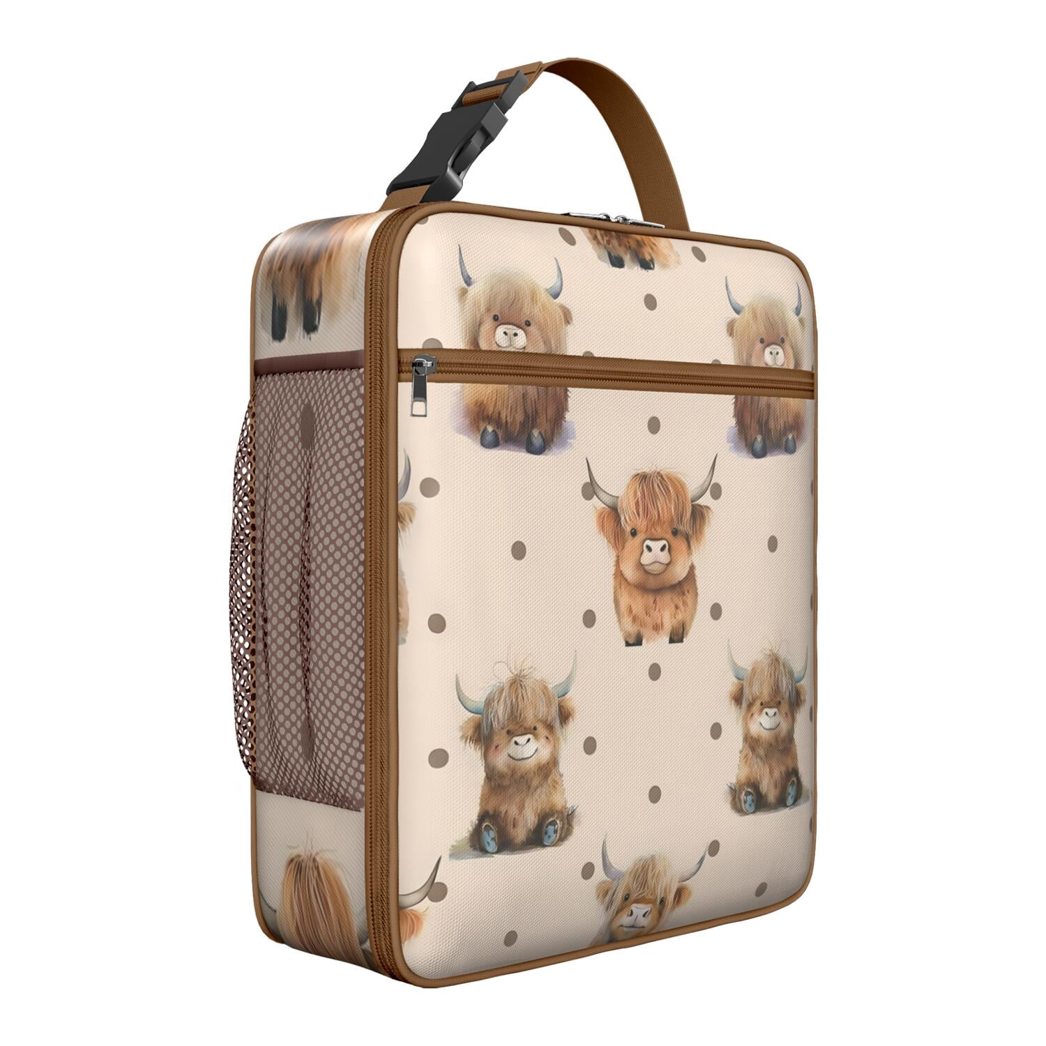 Reusable Small Lunch Box with Cute Cow Design – Leakproof & Portable ...