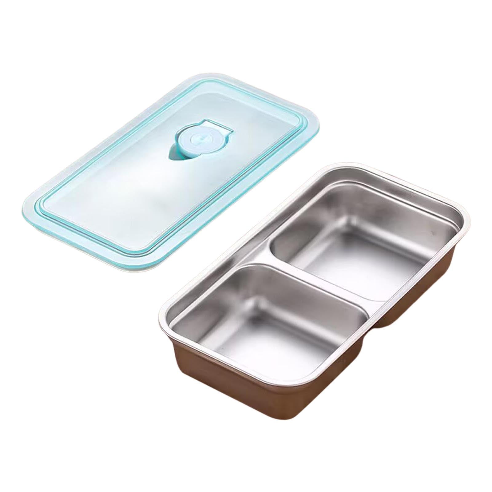 Reusable Snack Containers with Lids Stainless Steel Double/2 ...