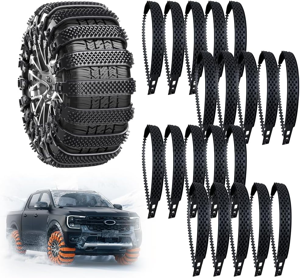 Reusable Snow Sock Tire Traction Aids - Universal Fit Anti-Skid Snow ...