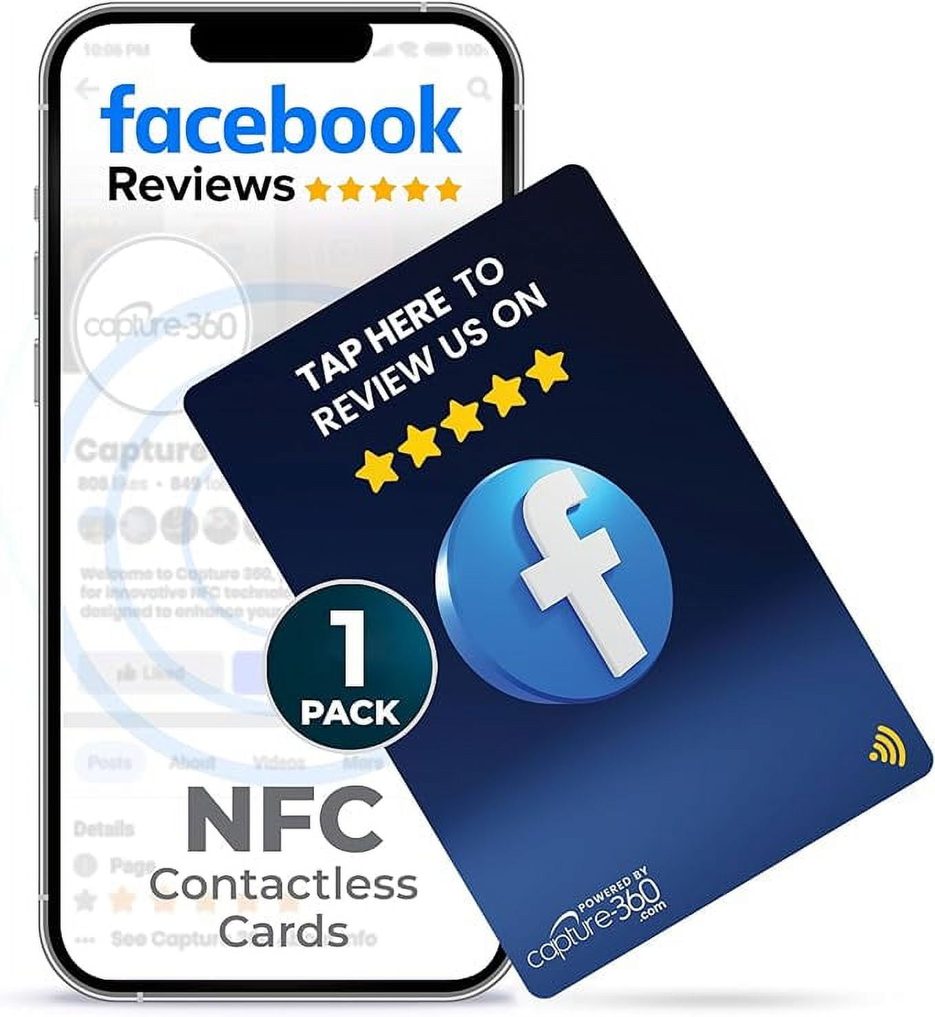 Reusable Social Media Card Scan & NFC Activation, Compatible with ...