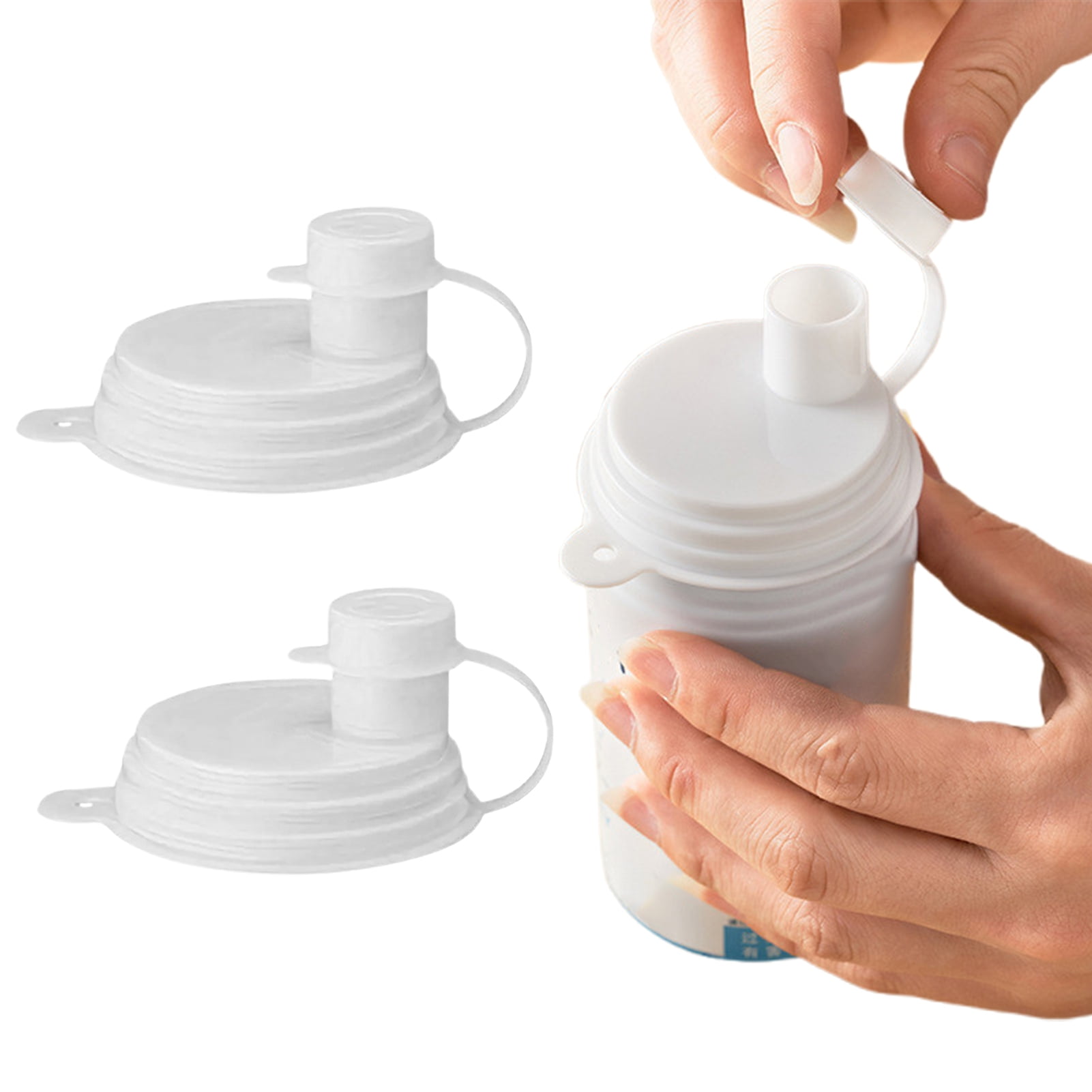 Reusable Soda Can Lids with Straw - BPA-Free, Direct Drinking Cup Lid ...