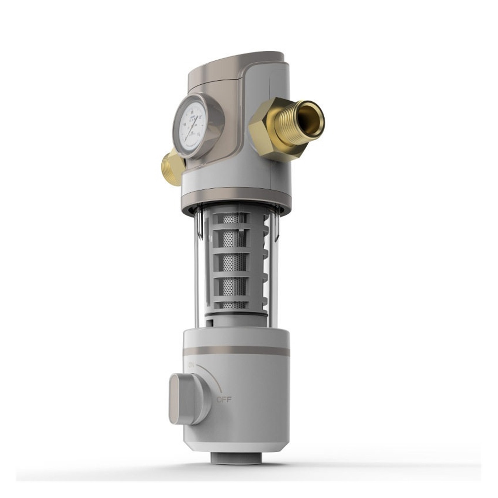 Reusable Spin Down Sediment Water Filter,Double-deck 40 Micron With ...