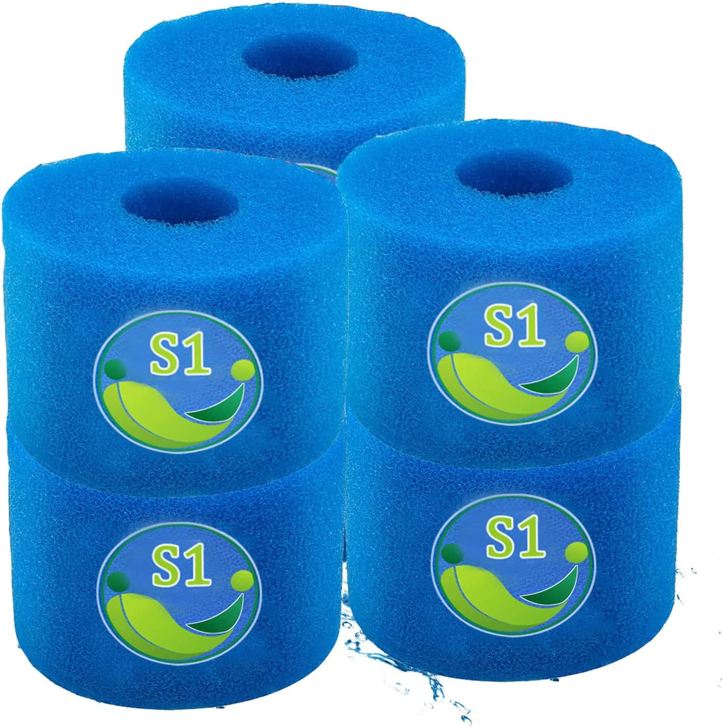 Reusable Sponge Foam for Swimming Pools & Gardens, Set of 6 Washable ...