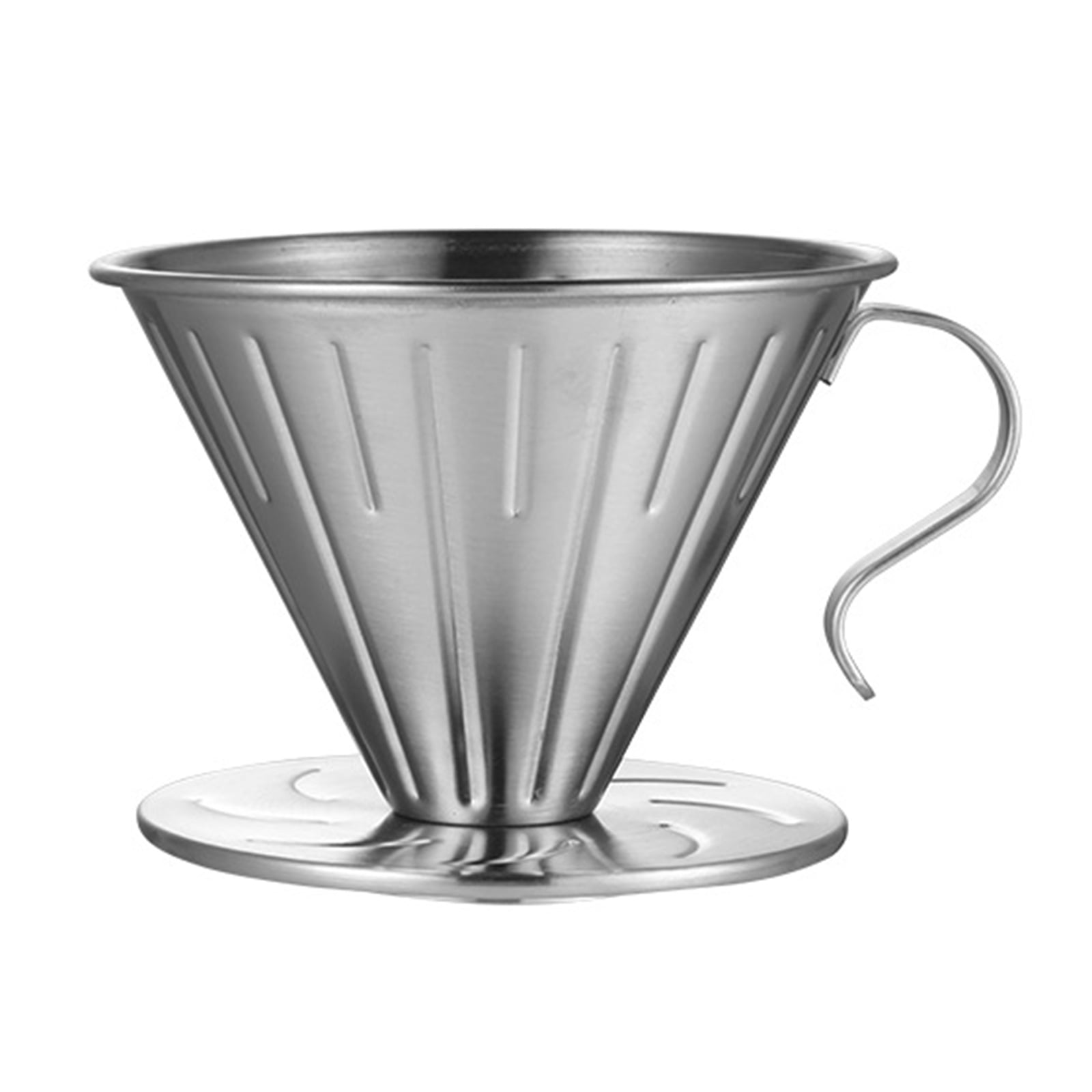 Reusable Stainless Steel Dripper Coffee Filter Holder Dripper Cup Hand ...