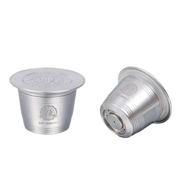 Reusable Stainless Steel Metal Coffee Capsules Pods for Nespresso ...