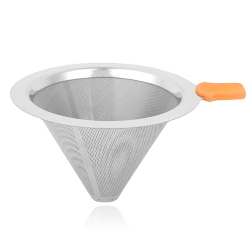 Reusable Stainless Steel Pour Over Coffee Filter – Brew Deliciously ...