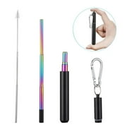 Collapsible Straw Keychain