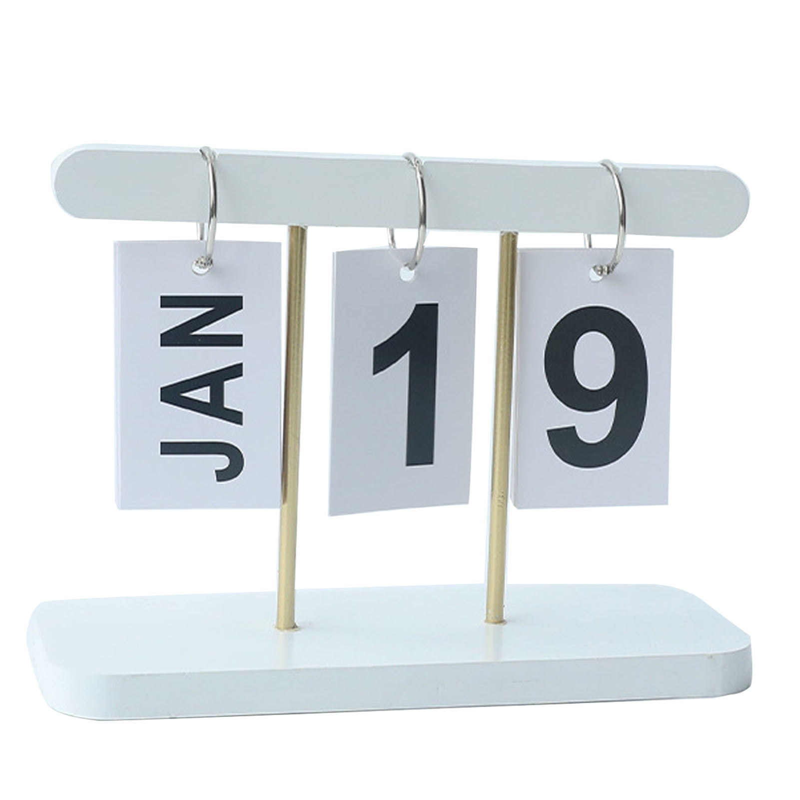 Reusable Standing Flip Calendar, Environmentally Friendly Perpetual ...