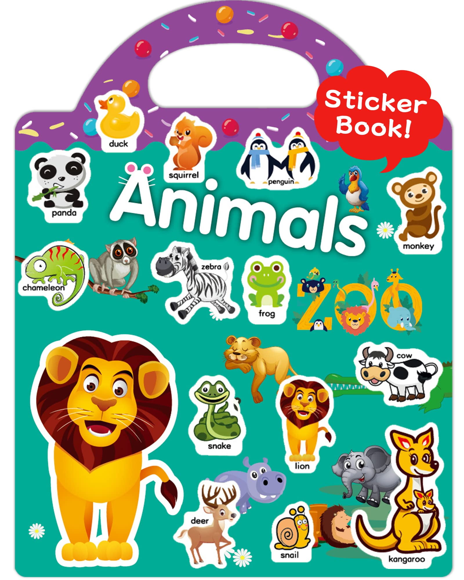 Reusable Sticker Books for Kids - Walmart.com