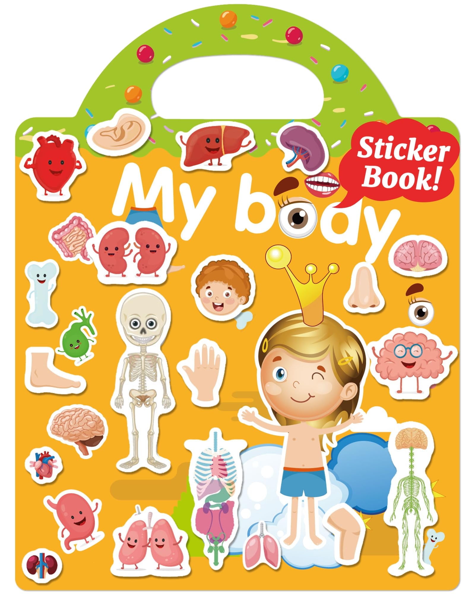 Reusable Sticker Books for Kids 2-4, Preschool Learning Activities ...