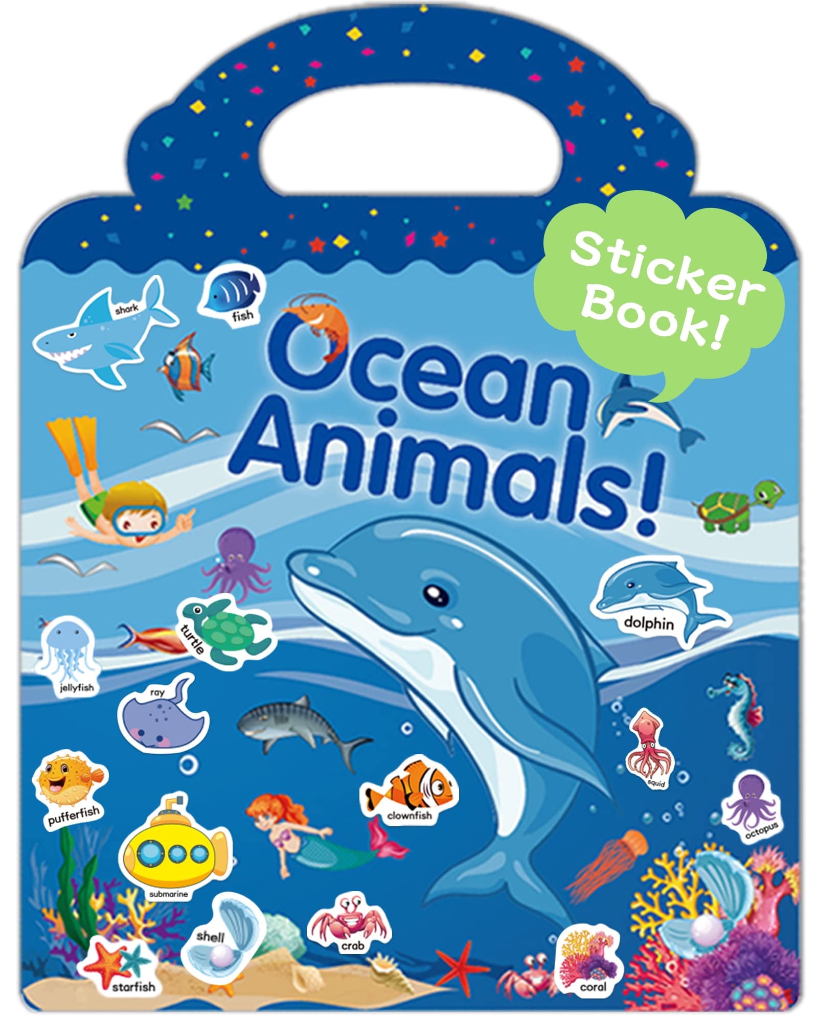 Reusable Sticker Books for Kids 2-4, Preschool Learning Activities ...