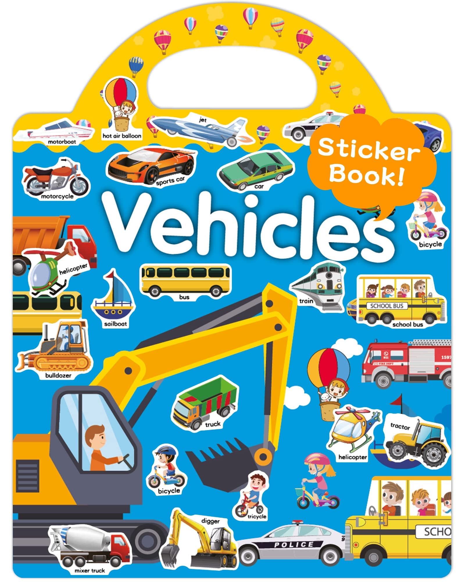 Reusable Sticker Books for Kids 2-4, Preschool Learning Activities ...