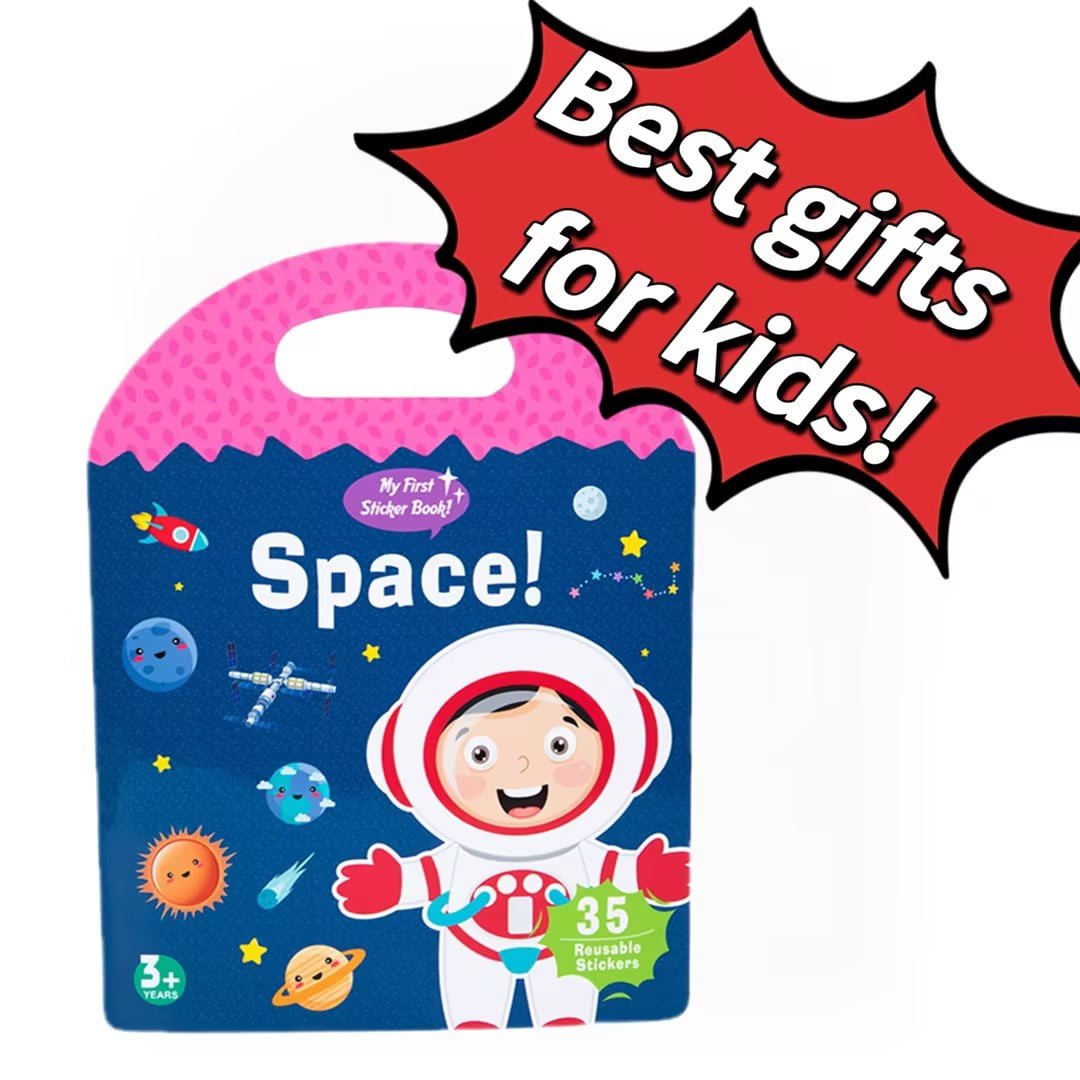 Reusable Sticker Books for Toddlers 2-4 Years, Stickers Books for Kids ...