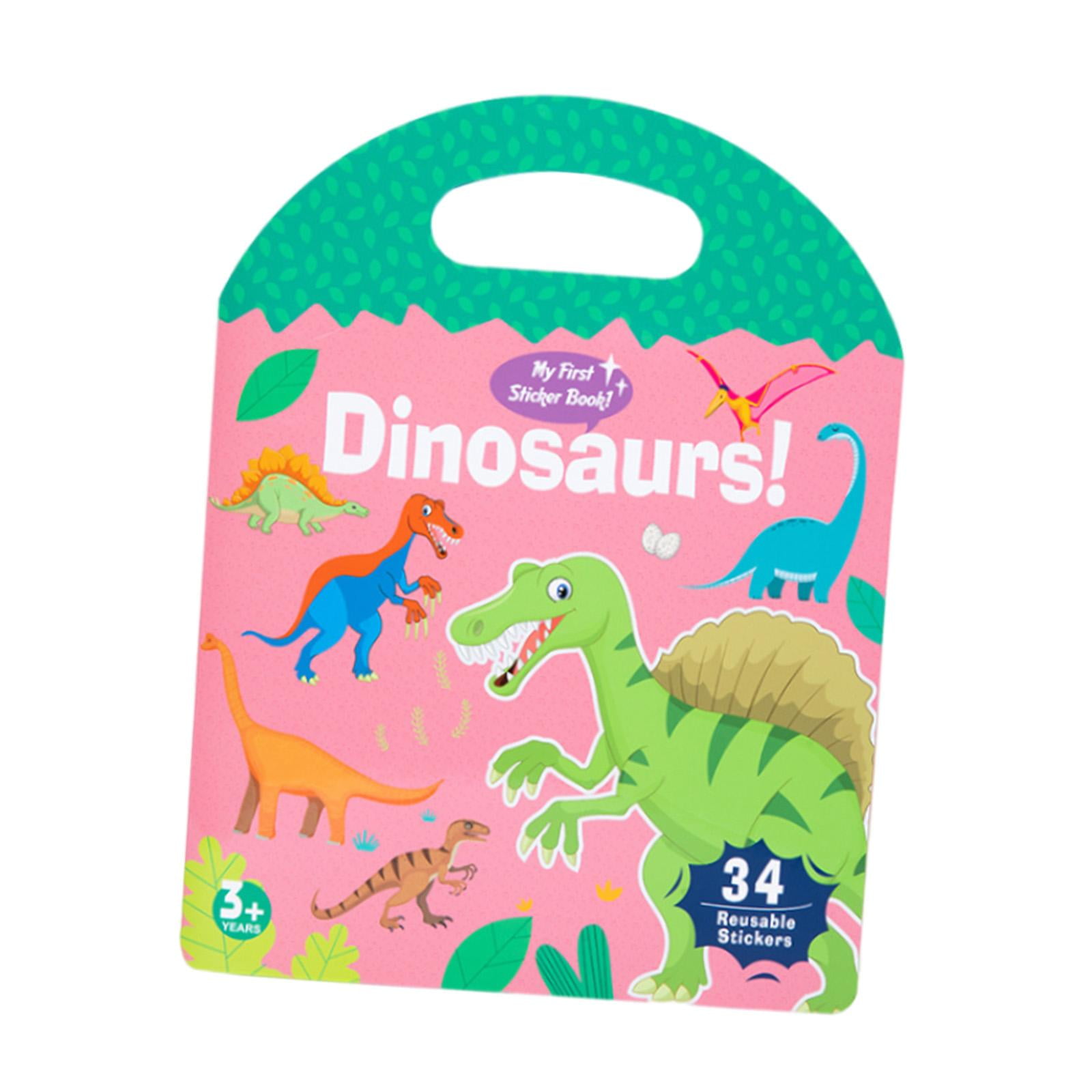 Reusable Sticker Books for Kid, Cute Stickers Book for Toddlers Age 2-4 ...