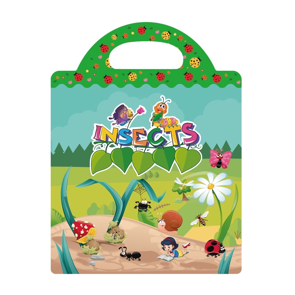 Reusable Sticker Books for Toddler Toys Age 2-4, Window Clings for Kids ...