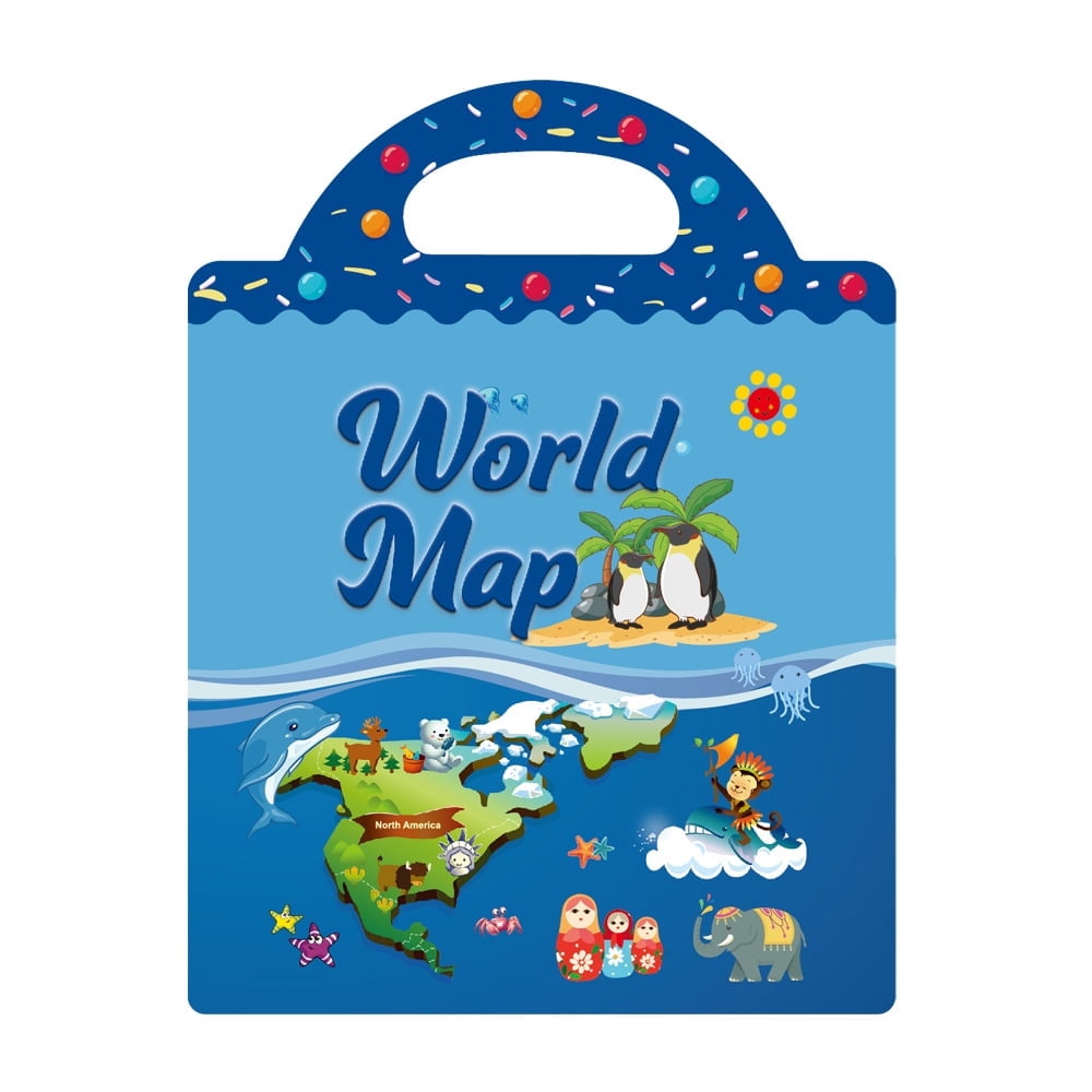 Reusable Sticker Books for Toddler Toys Age 2-4, Window Clings for Kids ...