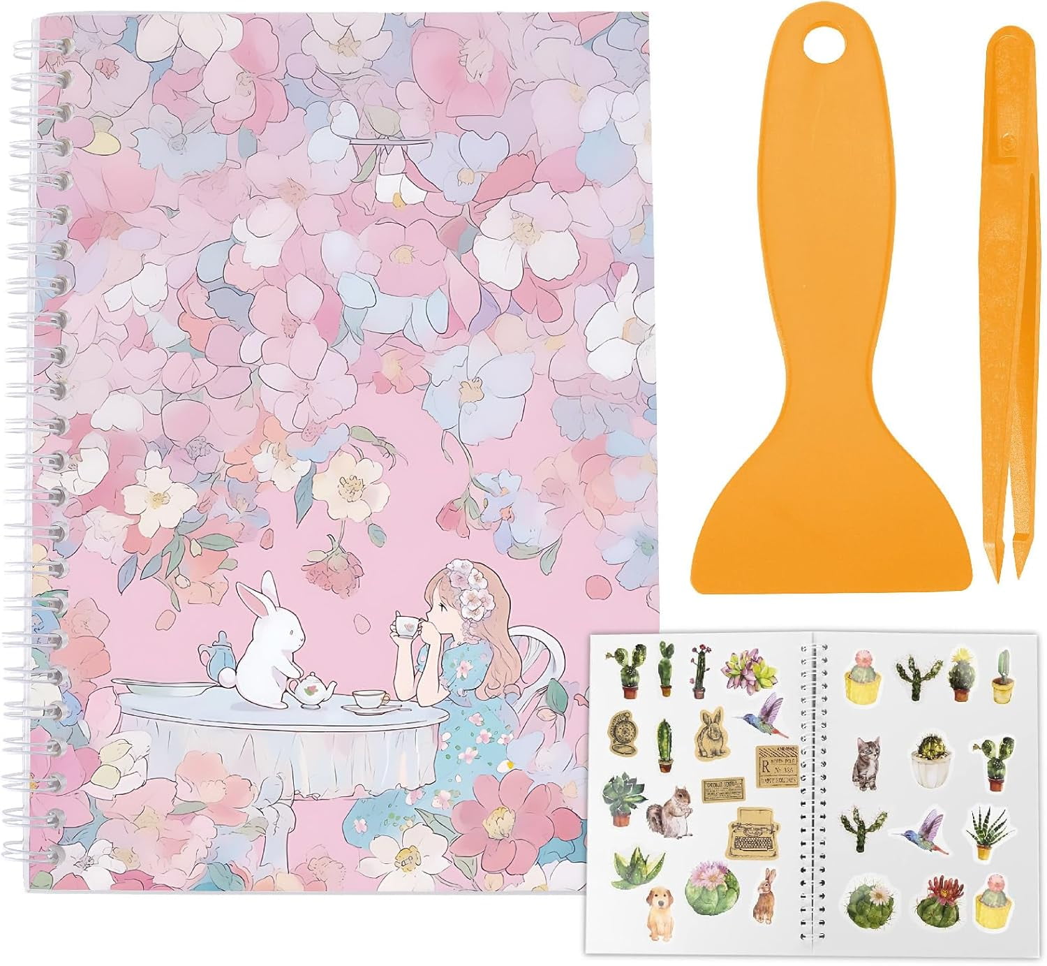 Reusable Sticker Storage Book Collecting Album A5 Size 40 Sheets Blank ...