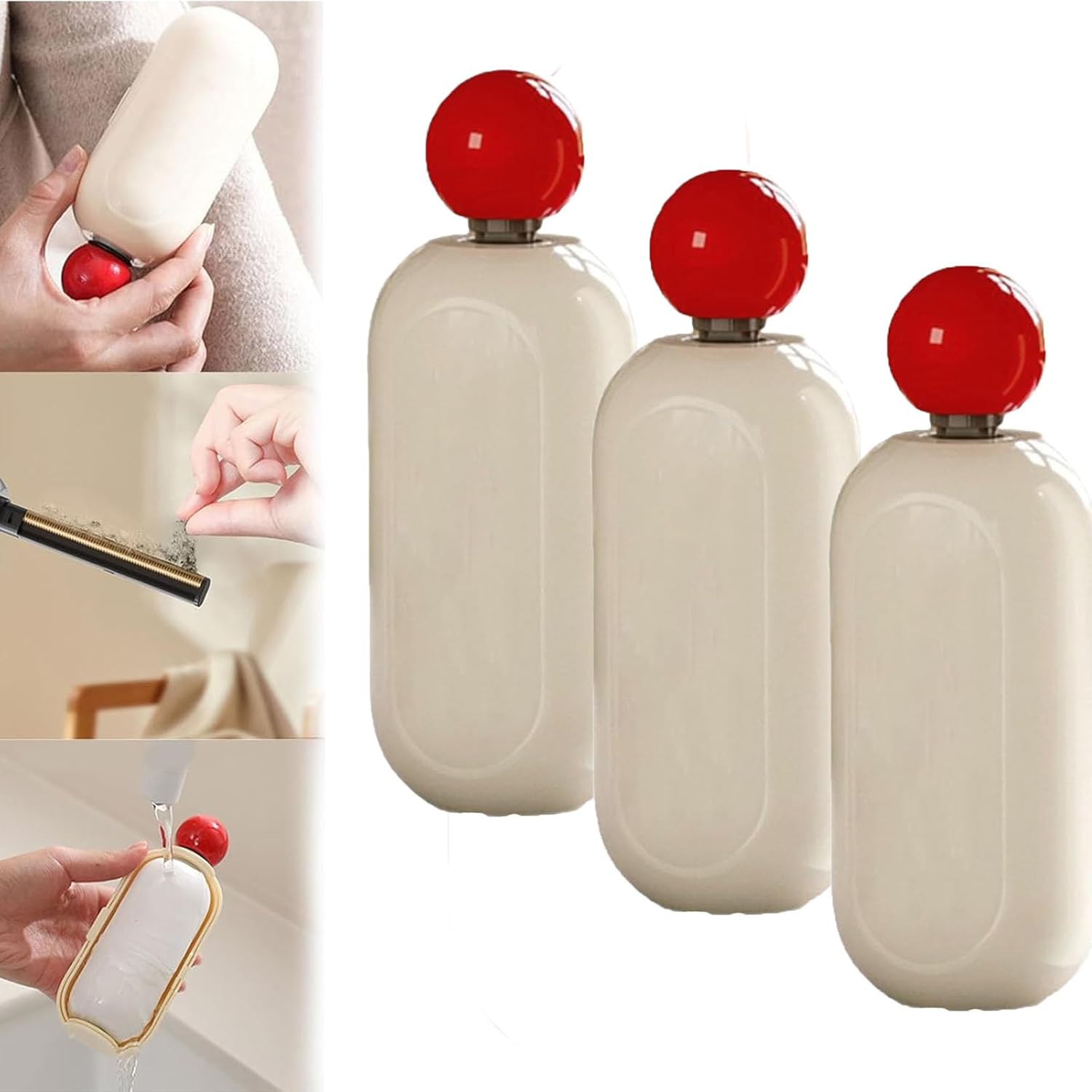 Reusable Sticky Roller Ver2, Cuzykitchen Lint Roller, Reusable Lint ...