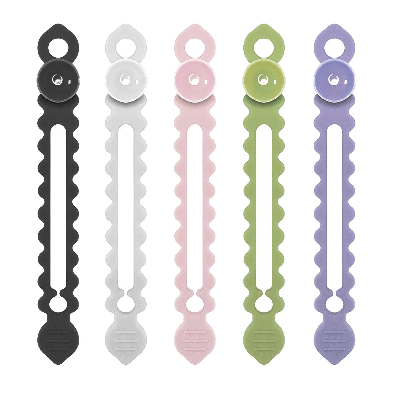 Reusable Suction Cup Cable Tie - Multipurpose Elastic Cord Organizer ...