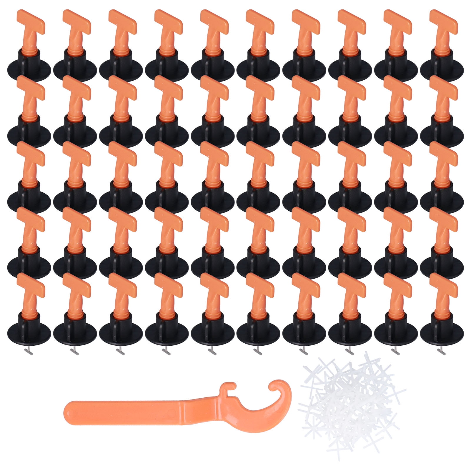 Reusable Tile Leveling System, 151pcs Kit W/ Wrench, For Floors Walls ...