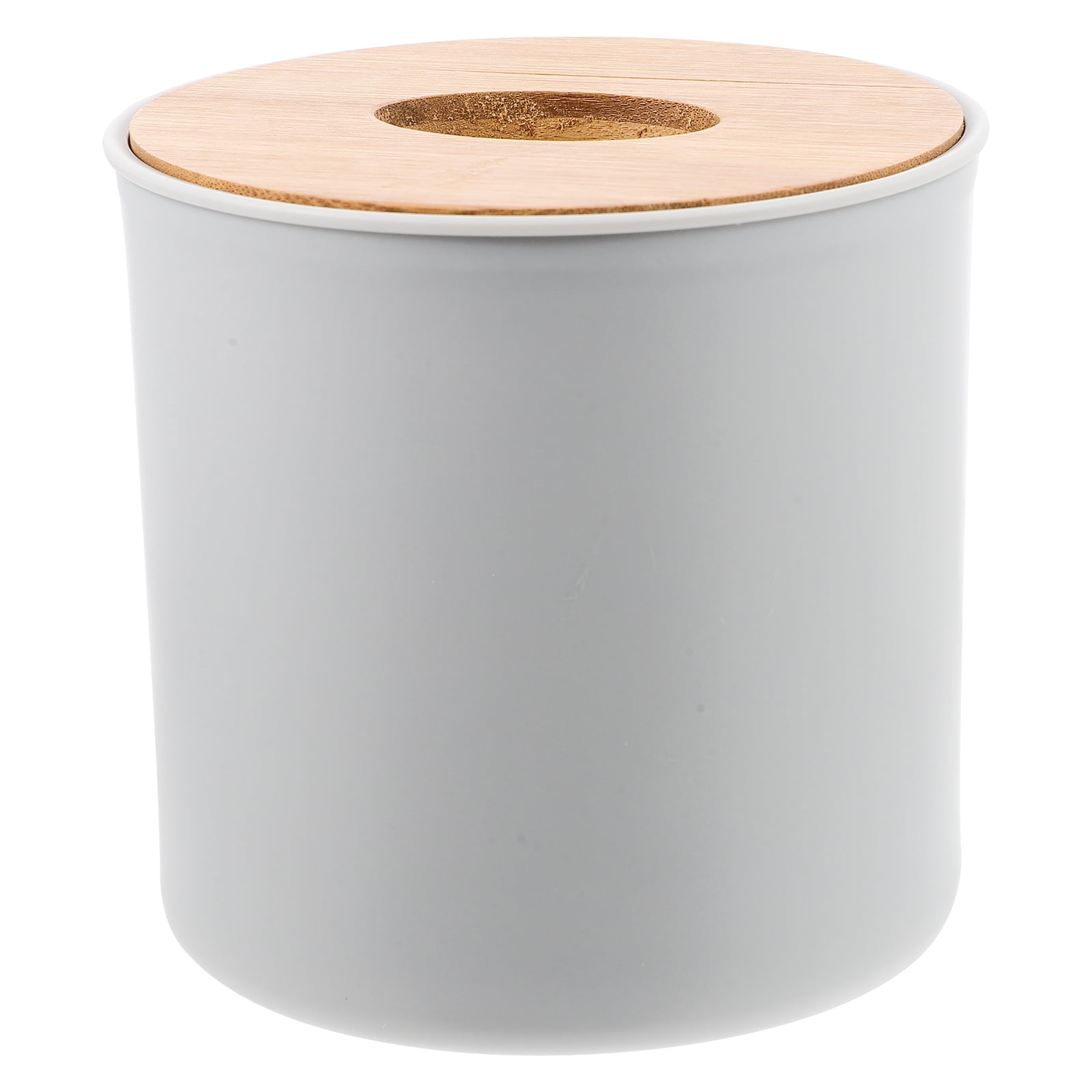 Reusable Tissue Box Modern Style Round Tissue Storage Box Decorative ...