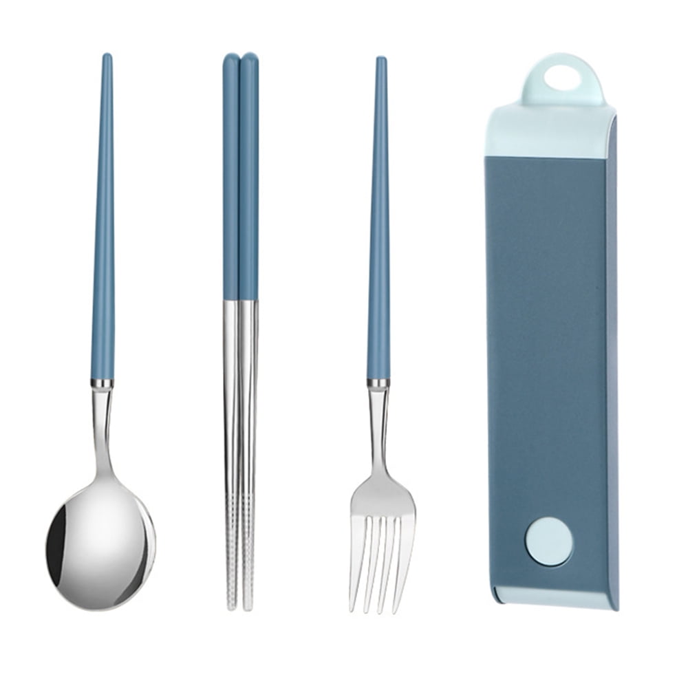 Reusable Travel stainless steel utensils set with case, Portable ...