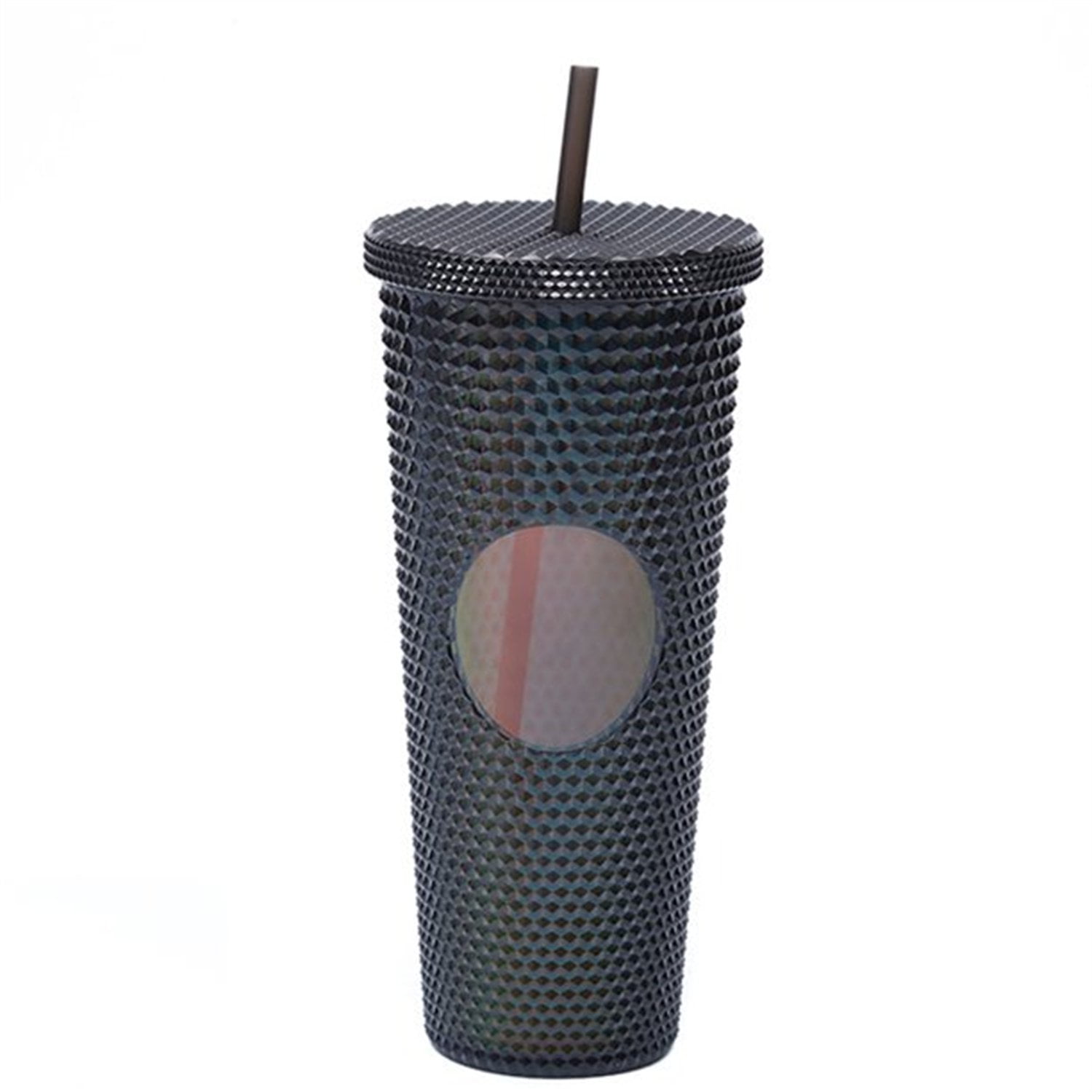 Reusable Tumbler, 24oz Matte Studded Reusable Water Bottle Tumbler ...