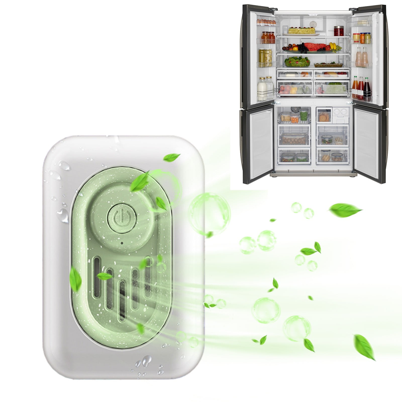 Reusable USB Refrigerator Deodorizer & Purifier - 30 Days Odor ...
