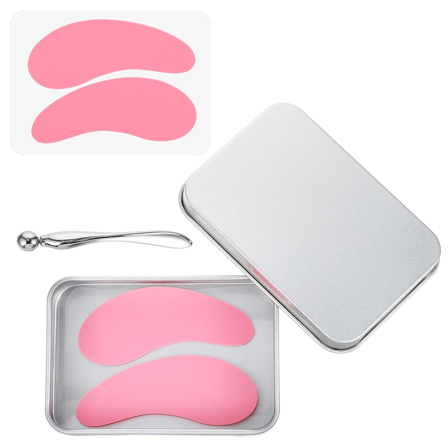 Reusable Under Eye Patches, Silicone Patches with Applicator for ...