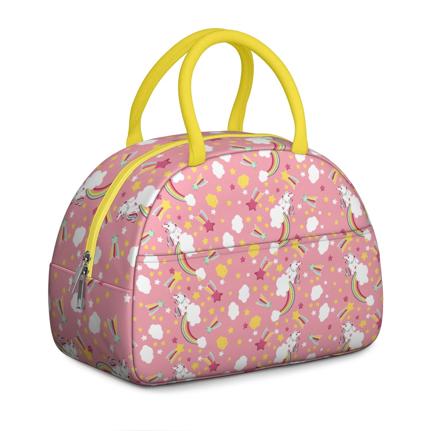 Reusable Unicorn Lunch Tote for Women, Cute Cartoon Mythical Horse ...